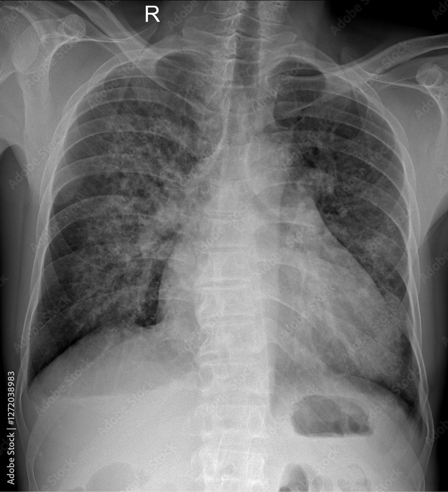 Chest PA Radiograph for Diagnosis Stock Photo | Adobe Stock