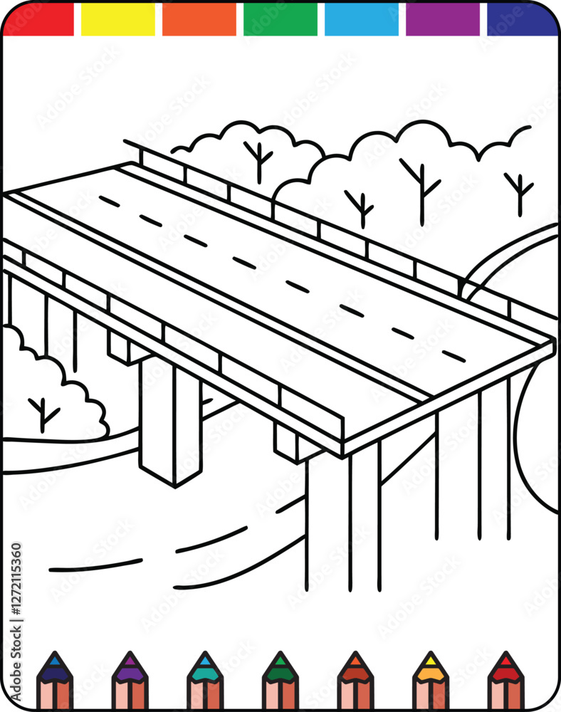 Easy Earthquake Coloring Page for Preschoolers Simple and Engaging ...