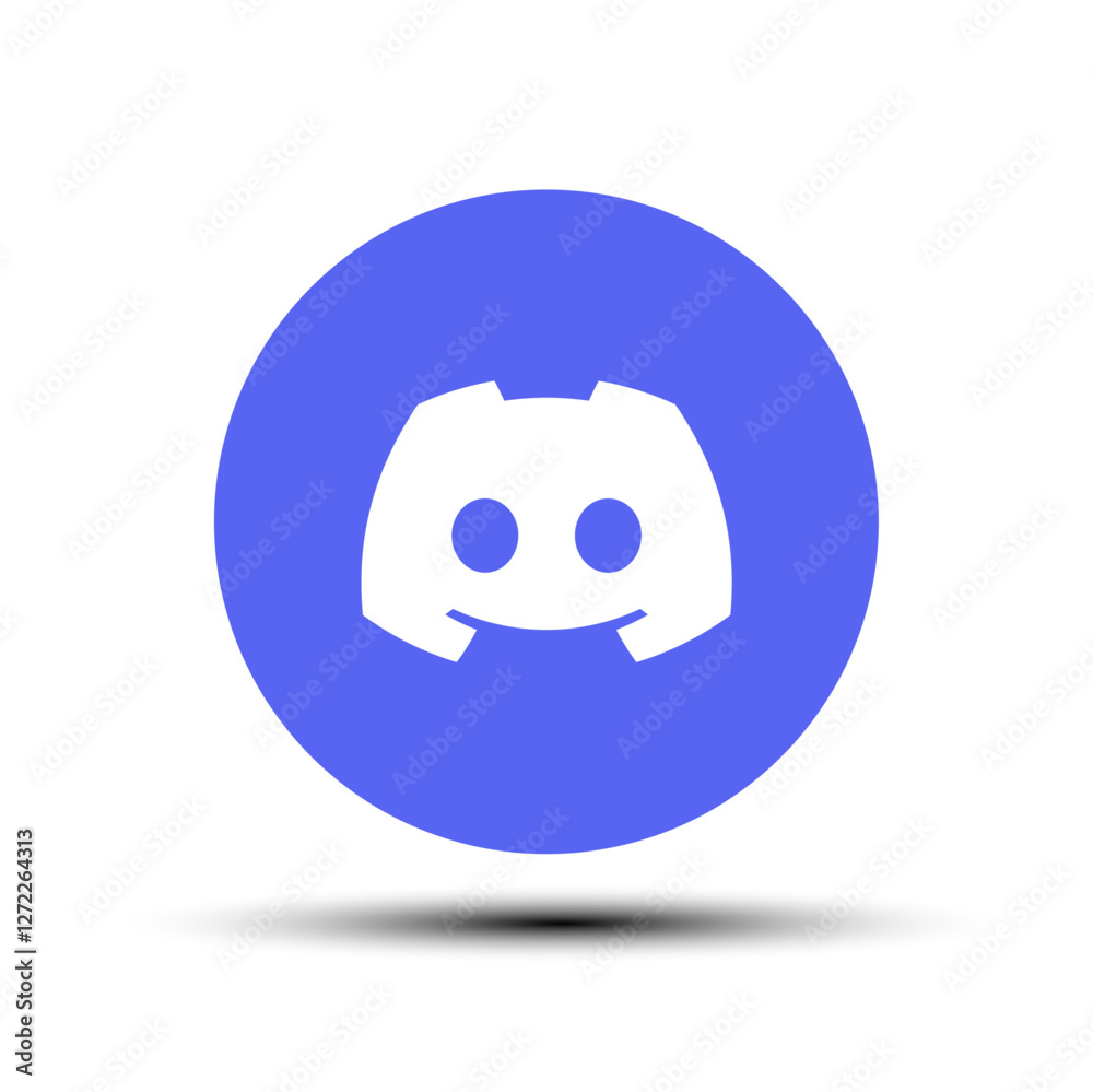 discord icon vector. social network logo. social media icon Stock ...