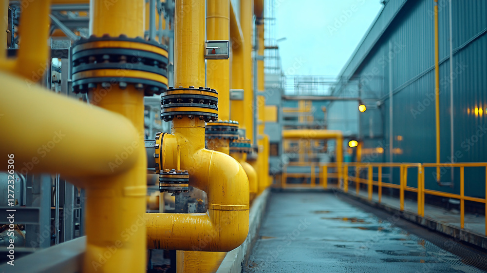 Steam venting system of a geothermal plant with geothermal wells in the ...