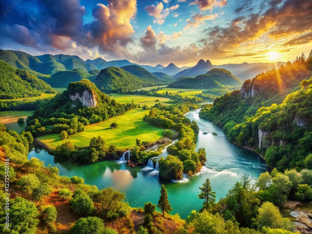 Panoramic Landscape: SVG, PNG, EPS File Formats - High-Resolution ...