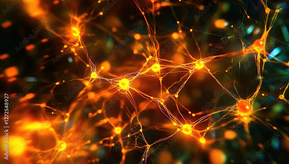 Ilustración de Stock Exploring the Intricate Neural Network: A Microscopic Visualization of ...