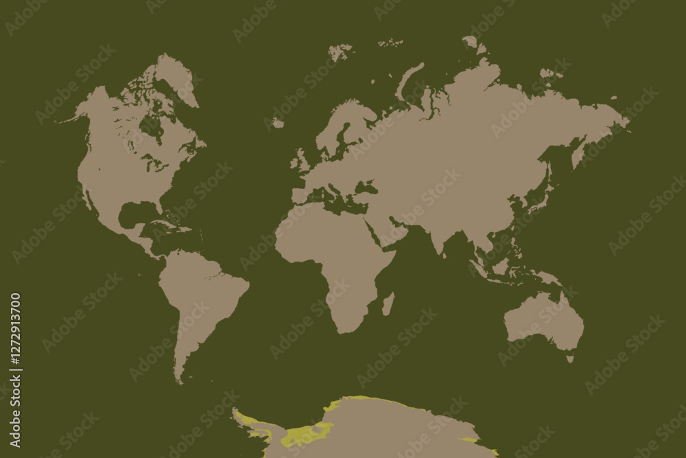 World Map, sign silhouette. World Map Globe. Vector Illustration ...