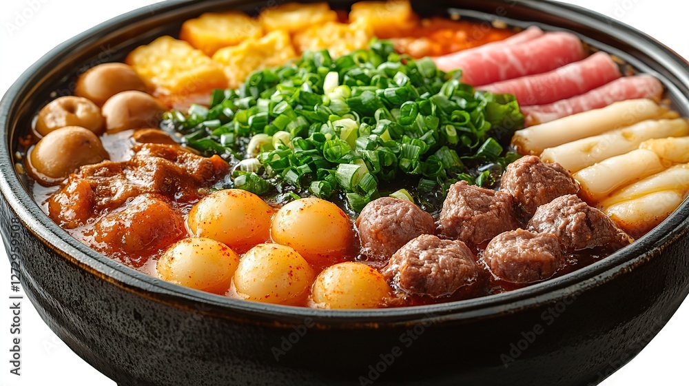 high resolution hot pot isolated on transparent background for culinary ...