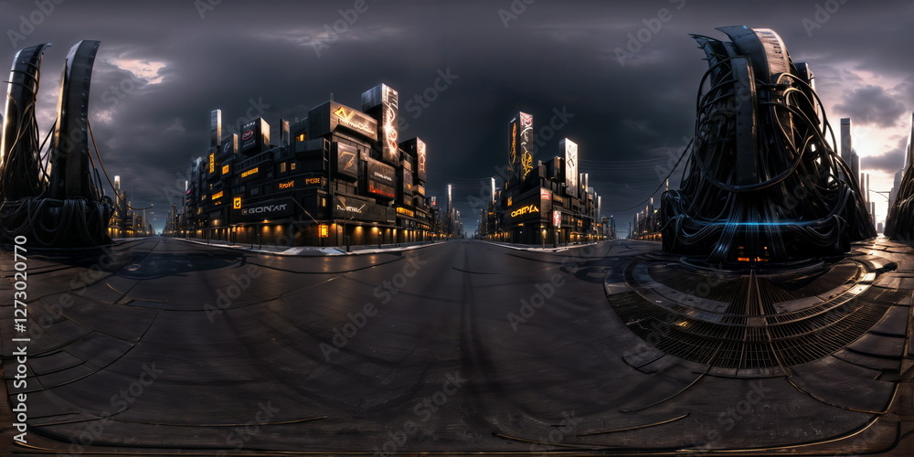 Full 360 degrees seamless spherical panorama HDRI equirectangular ...