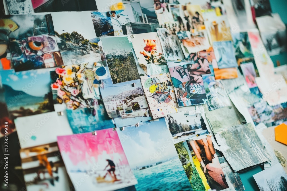 Vision board for homeschooling creativity and inspiration. Generative ...