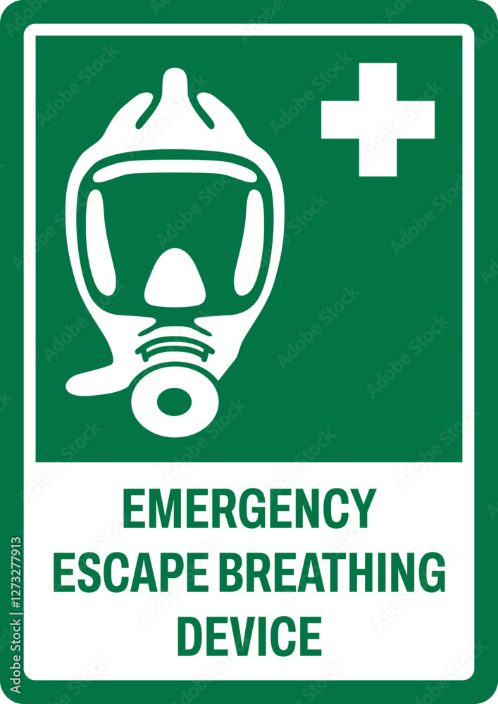 emergency and first aid safety signs v2 uppercase text_emergency escape ...