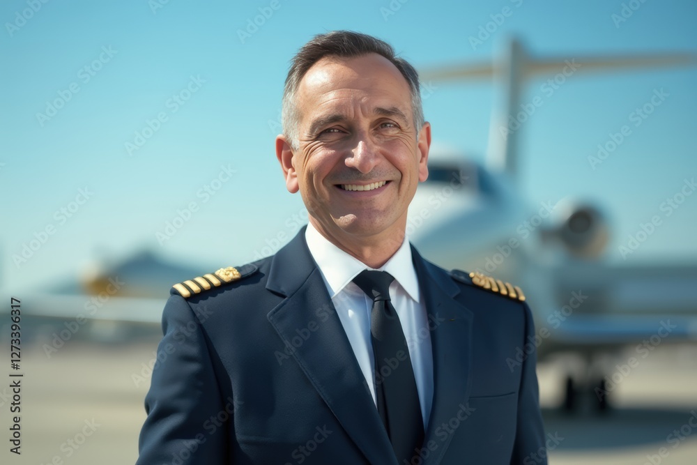 Head and shoulders portrait of a Sammarinese smiling 50 years old male ...