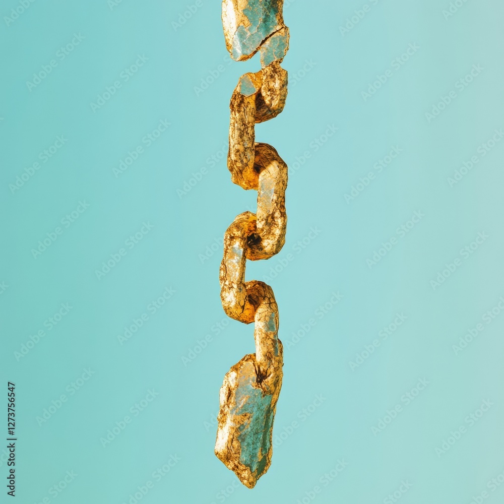 Golden Resilience Chic Chain Art for National Vietnam War Veterans Day ...