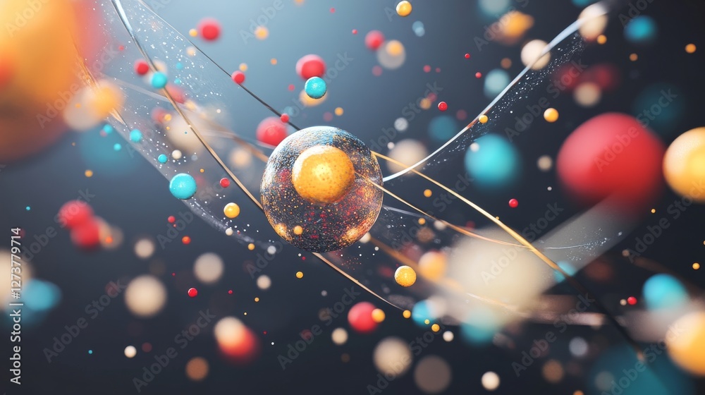 Stock-Illustration „Molecule. Chemicals, micro and macronutrients ...