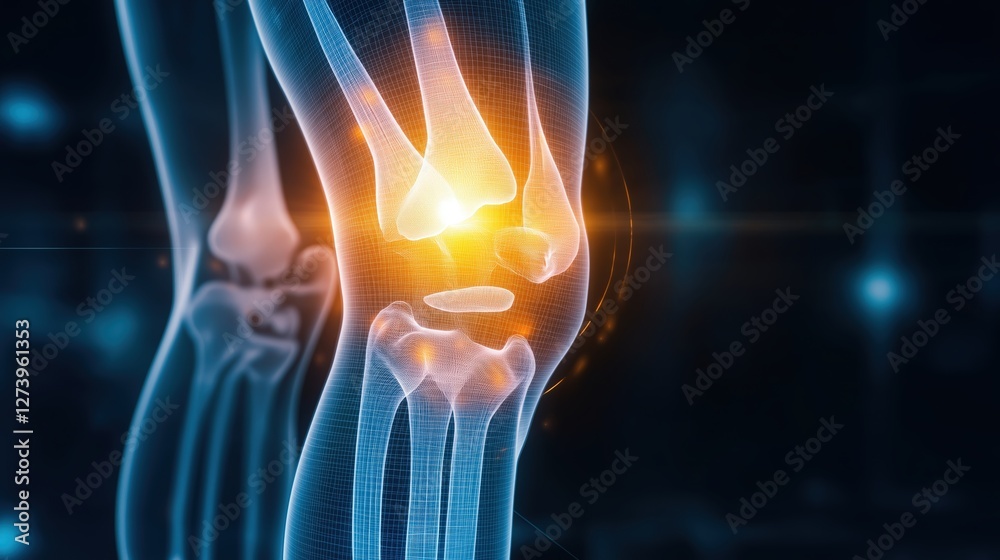 Knee Joint Analysis Medical Research Facility Digital Visualization