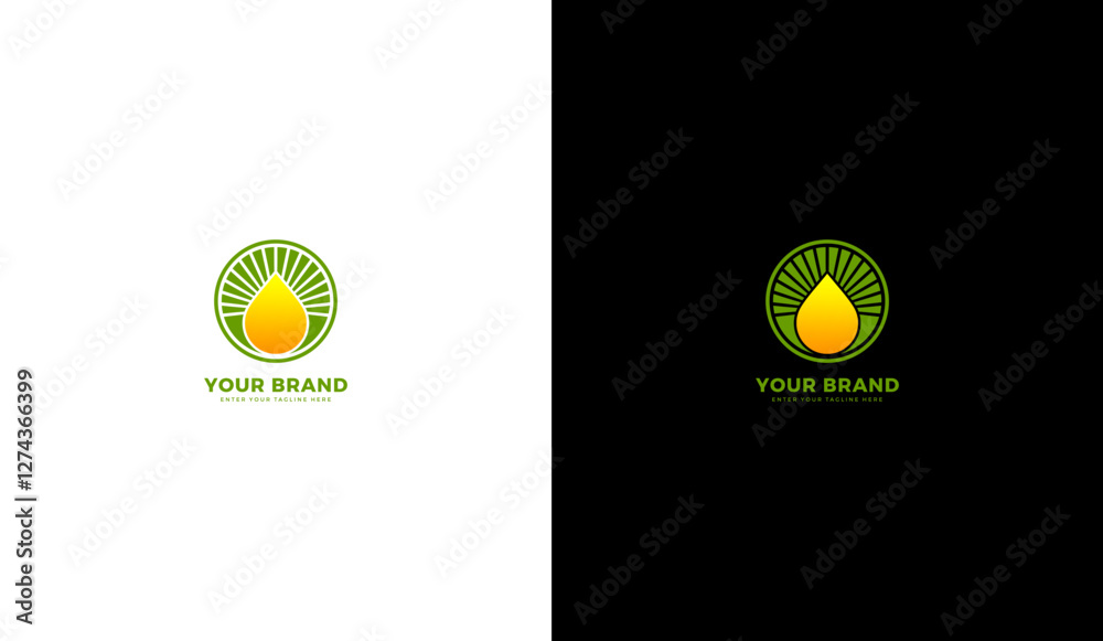 Palm oil brand logo. Palm oil icon Stock Vector | Adobe Stock