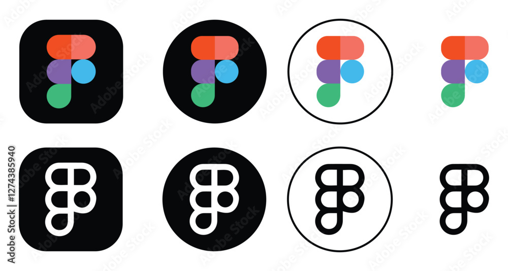 Figma logo icon transparent png download. New Figma icon 2025. High ...