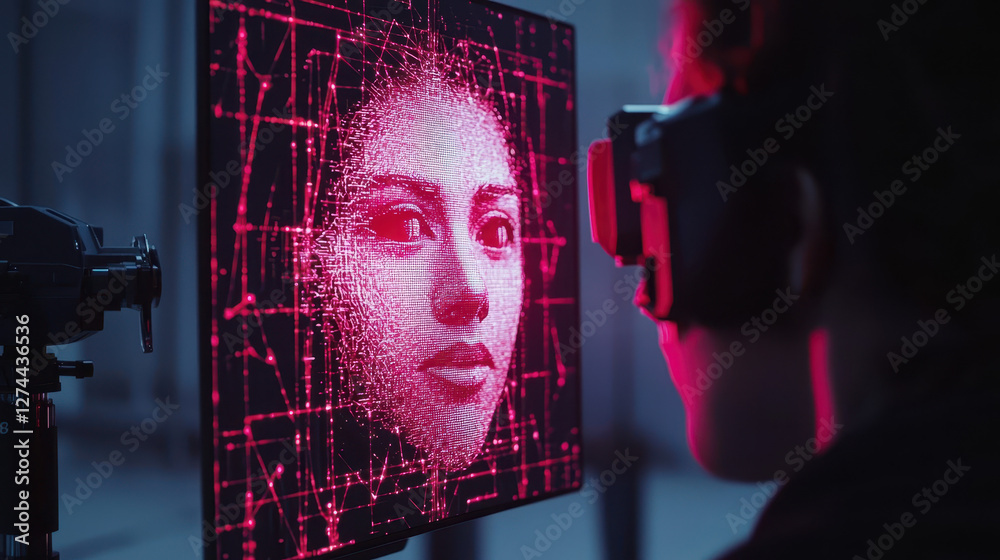 Deepfake detection system conducts analysis with a holographic AI ...