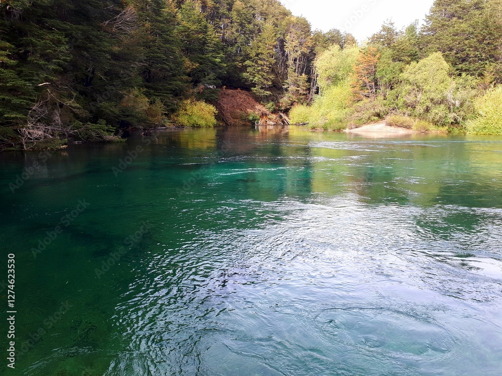 Lago Machonico Espejo Grande Chico San Martin de los Andes Patagonia ...