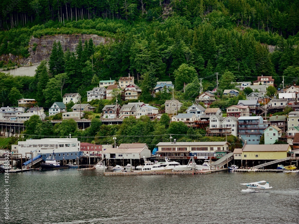 pacific northwest coastal town on the water ketchikan alaska cruise ...