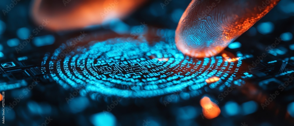 Illustration Stock Indepth digital forensic methodology review, data ...