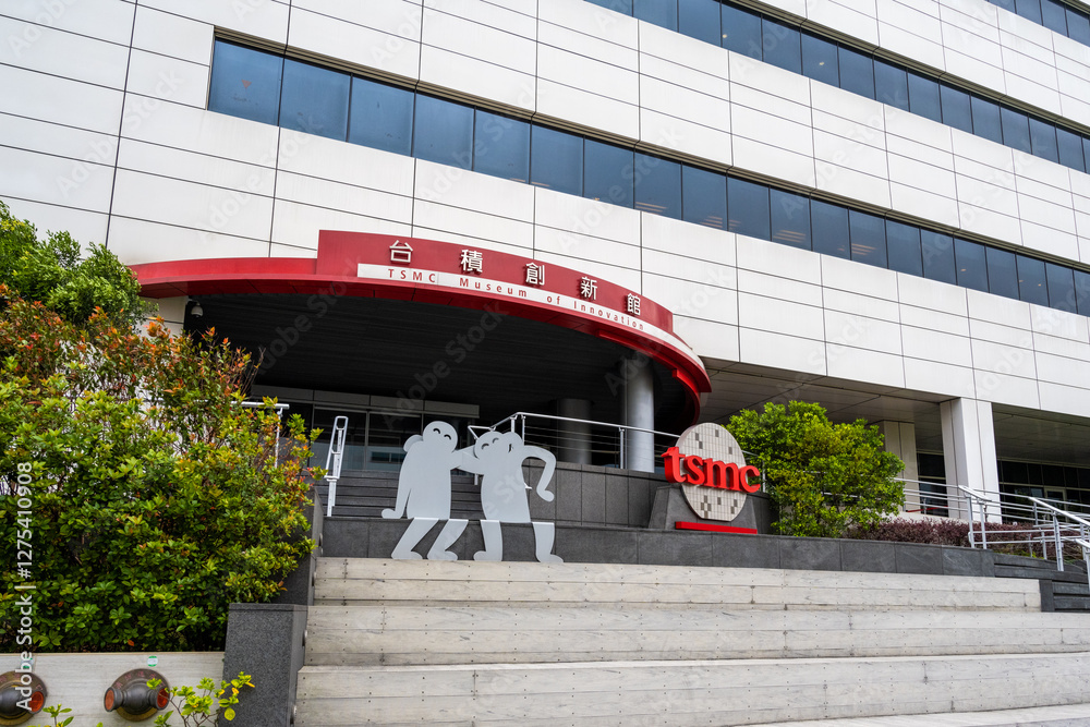 Hsinchu, Taiwan -Jan 12, 2025:TSMC Museum of Innovation Exterior.Taiwan ...