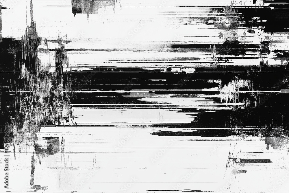 Abstract futuristic cyberpunk displacement map for 3d rendering. Random ...