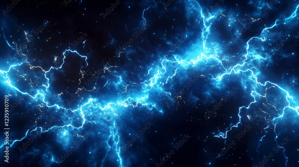 Sprite sheet with lightnings, thunderbolt strikes set for game fx ...