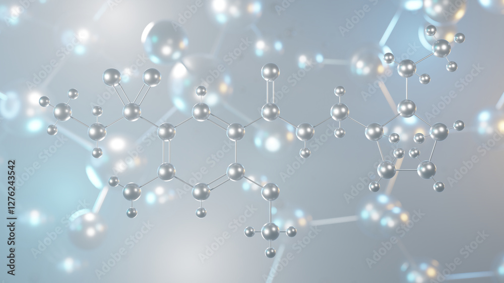 amisulpride molecular structure, 3d model molecule, antiemetic ...