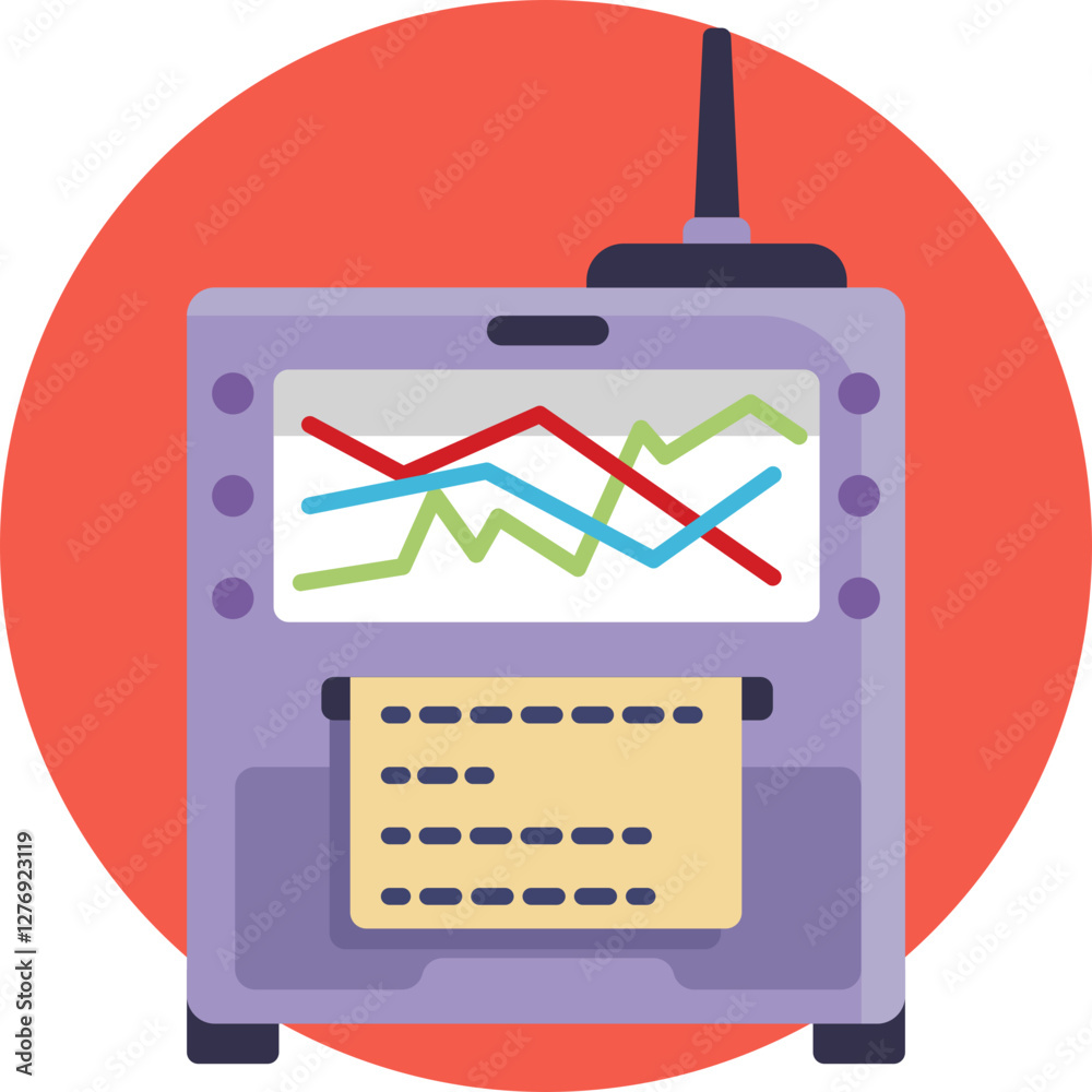 Seismograph: A device used to measure and record seismic waves from ...