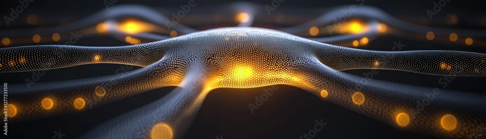 Glowing Neural Network Visualization with Deep Learning Elements in a ...