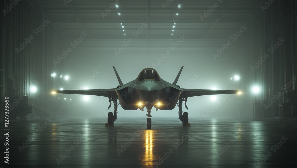 High-Tech Stealth Fighter Jet, Lockheed Martin F-35 Lightning II, A ...