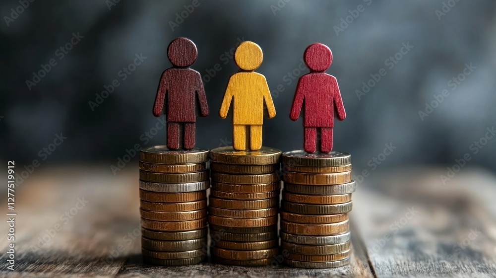 Analyzing Gender Pay Gap with Equal Pay Concept Illustrated by Figures ...