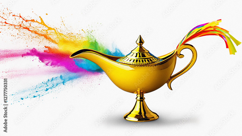 Aladdin's Magic Lamp, Legend, Story, Wonder, Magic, Paint, Paint ...