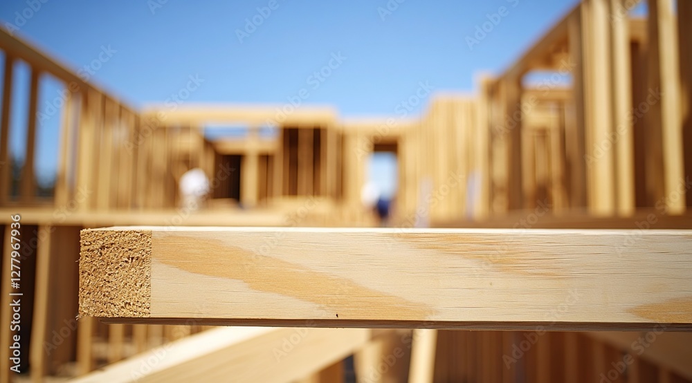 Building a House: Framing Lumber, Construction, Wood, Beams, Structure ...