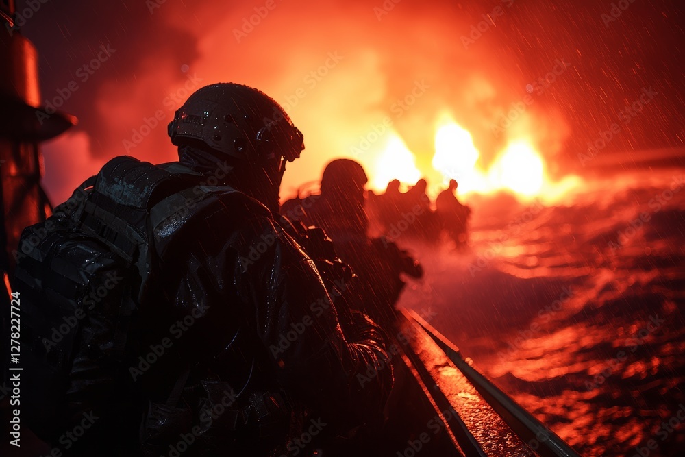 Navy SEALs in High-Risk Rescue Operation, Stormy Night Raid on Pirate ...