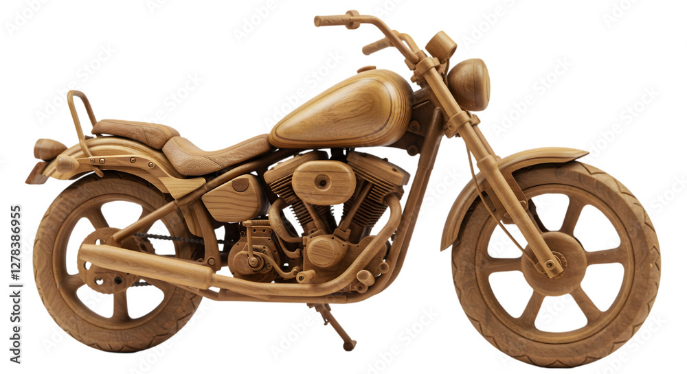 Masterpiece on Wheels: The Art of Wooden Motorcycle Sculpture ...