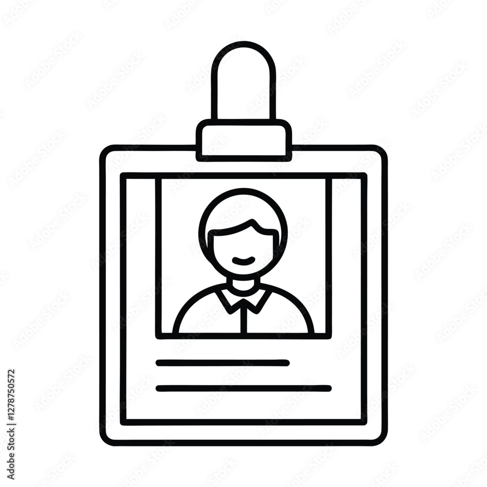 Identification Badge, Employee ID Card, Security Pass, Access Control ...