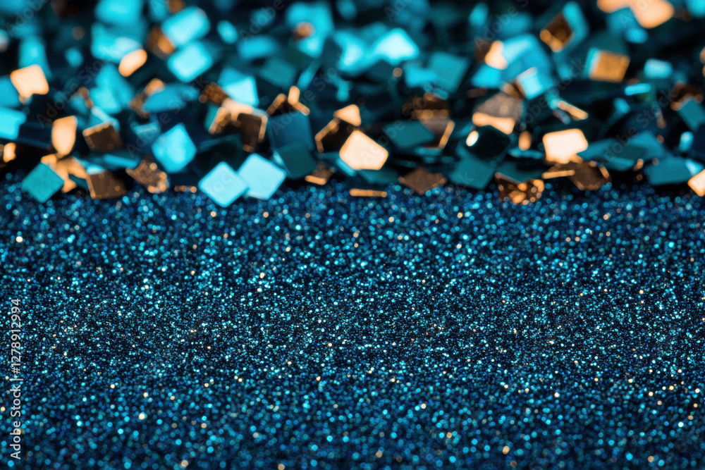 Glittery background, Deep royal blue glitter background with tiny ...