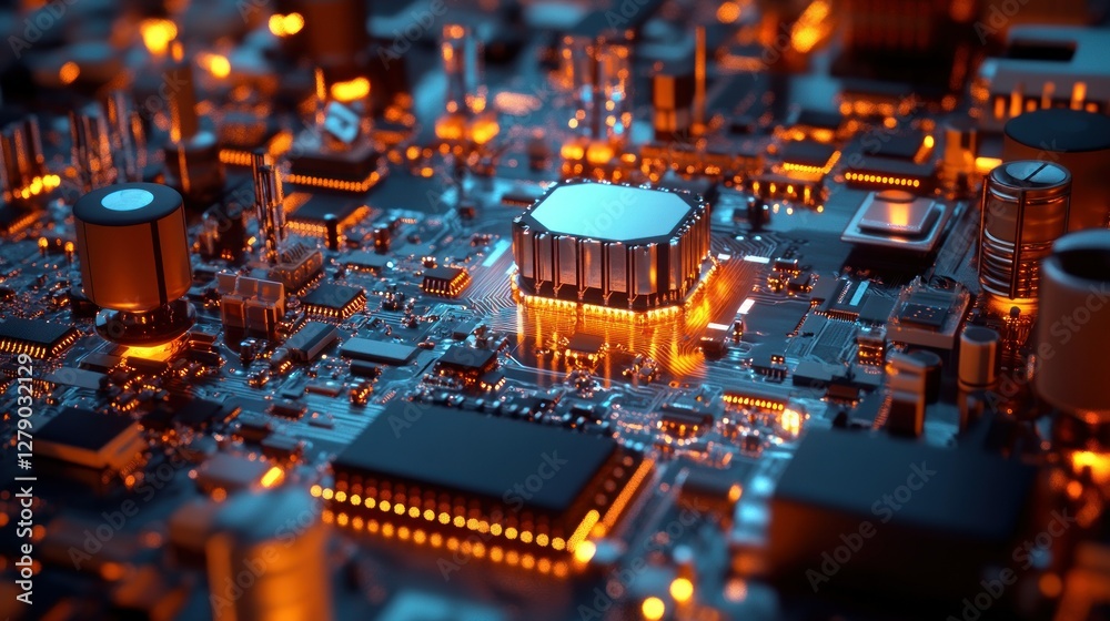Illuminated circuit board with toroidal core inductors, precision ...