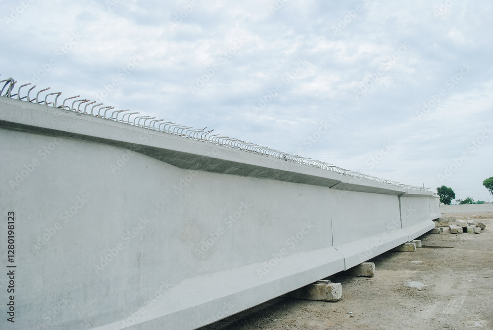 Segmental PC-I Girder is a precast I-shaped beam made of prestressed ...