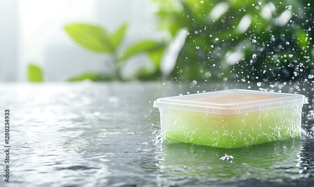 Biodegradable and edible food packaging innovation featuring ...