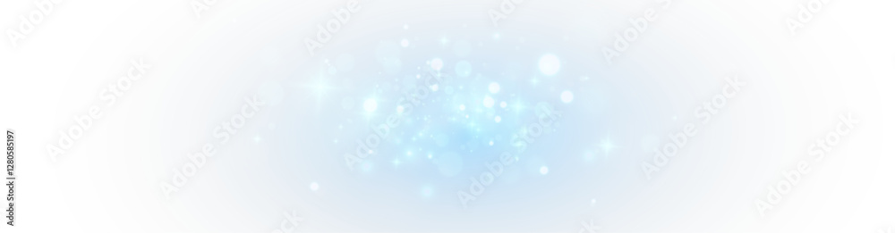 Blue sparkle dust PNG, glowing azure bokeh confetti, fairy light dust ...