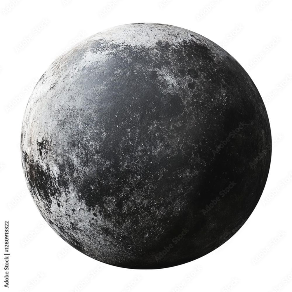 Dark, Cratered Planet Surface: High-Resolution Texture Image Stock ...