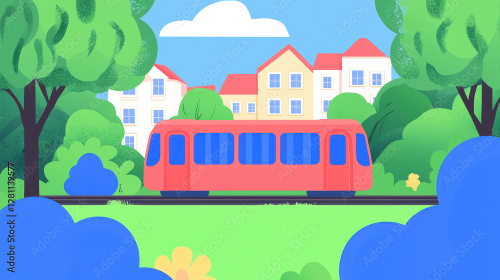 Itinerary, A detailed city tour itinerary featuring a metro map in high ...