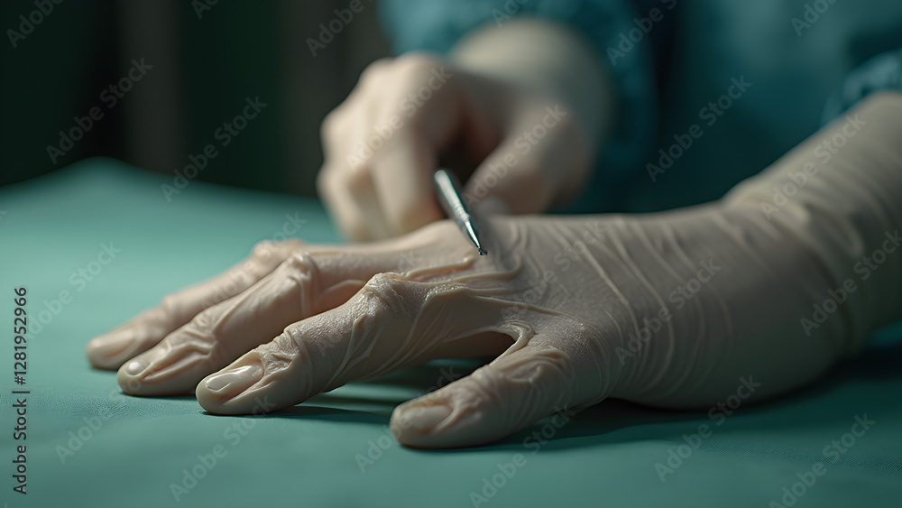 How to put on surgical gloves. Step-by-step guide for wearing gloves ...