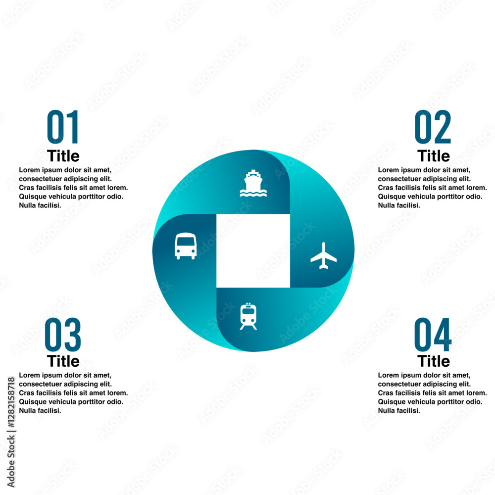 Infographic chart template modern style for presentation, start up ...