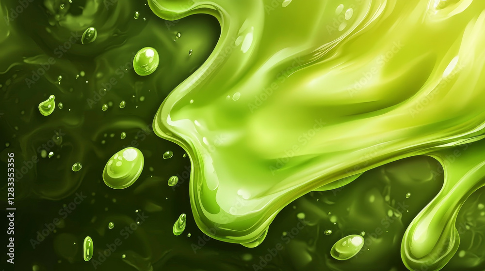 2d liquid toxic puddle and bubble effect isolated vector game fx icon ...