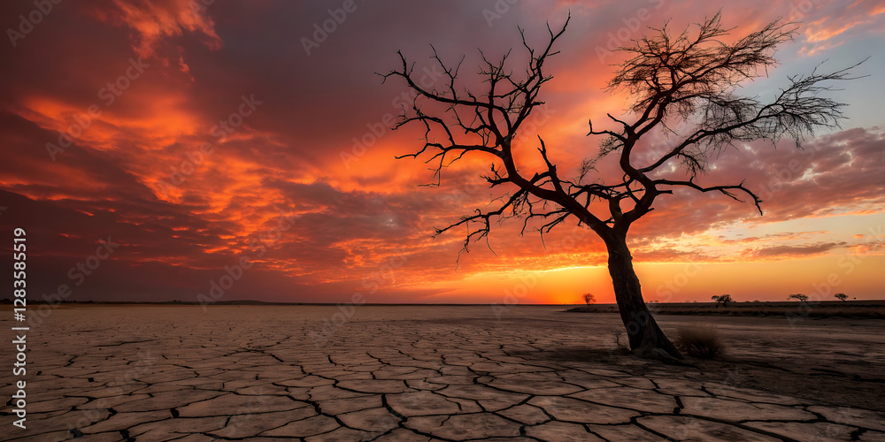 Drought impact on arid landscapes desert region environmental change ...