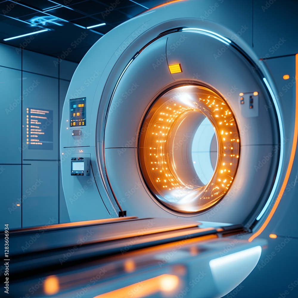 Closeup of a CT scan with brain. Medical, science and education mri brain background. Magnetic ...