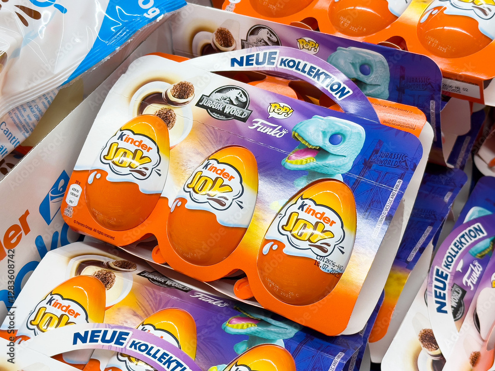 Kinder joy jurassic world edition with dinosaur toy surprise packaging ...