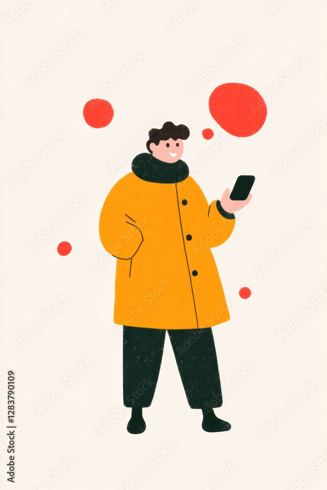Extortion, A person being blackmailed over leaked messages depicted in ...
