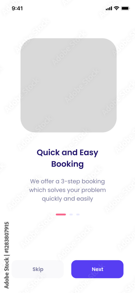 On Boarding, Welcome & Sign in, Walkthrough, Getting Started Screens App & UI Kit Template Stock ...