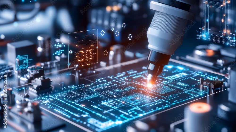 Precision engineering process advanced manufacturing facility digital ...